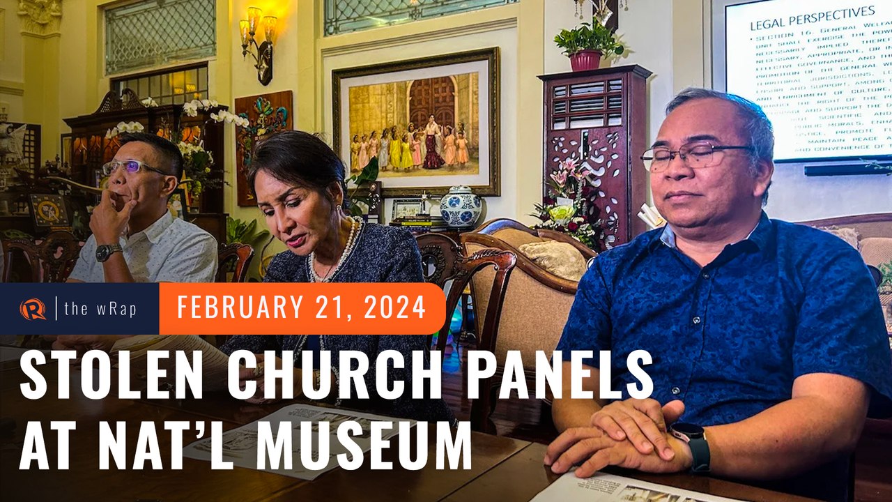 Cebu archbishop, governor ask National Museum to return stolen church panels - video Dailymotion