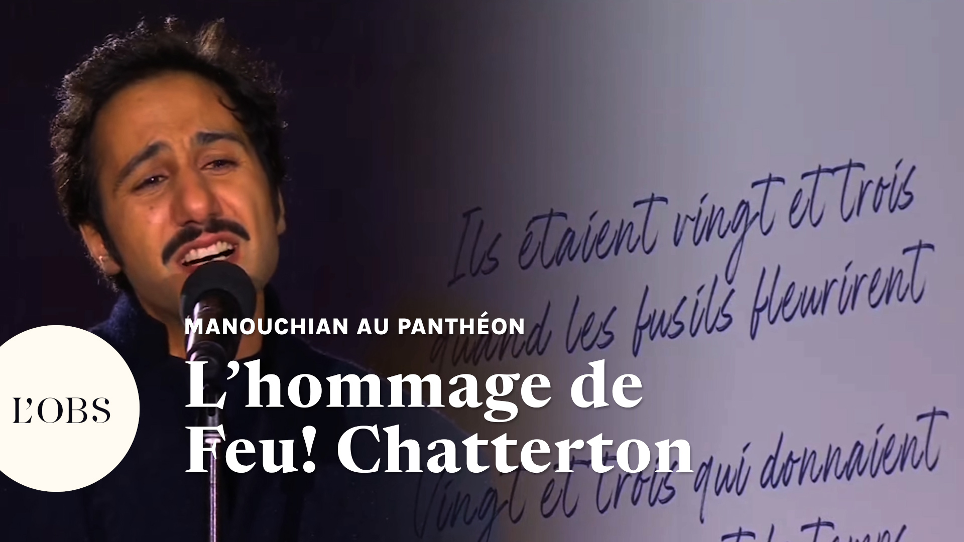 Manouchian au Panthéon : l'émouvante reprise de "L'Affiche rouge" par ...