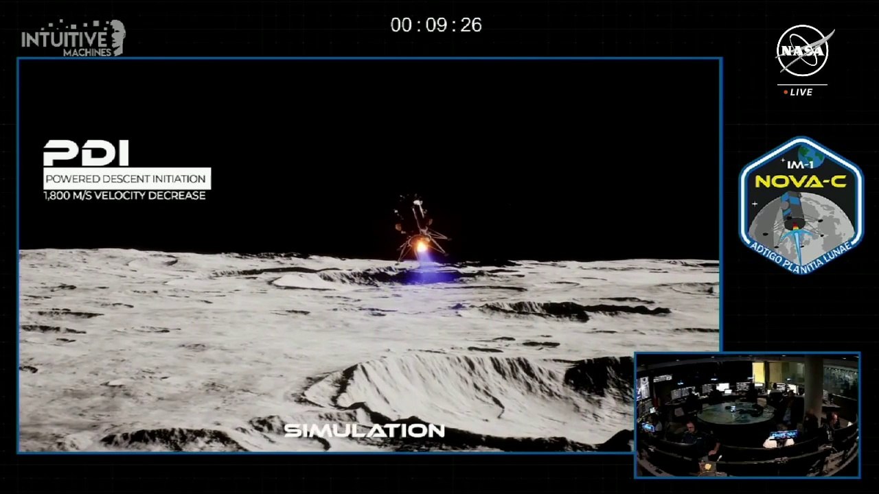 Intuitive Machines-1 Lunar Landing - video Dailymotion