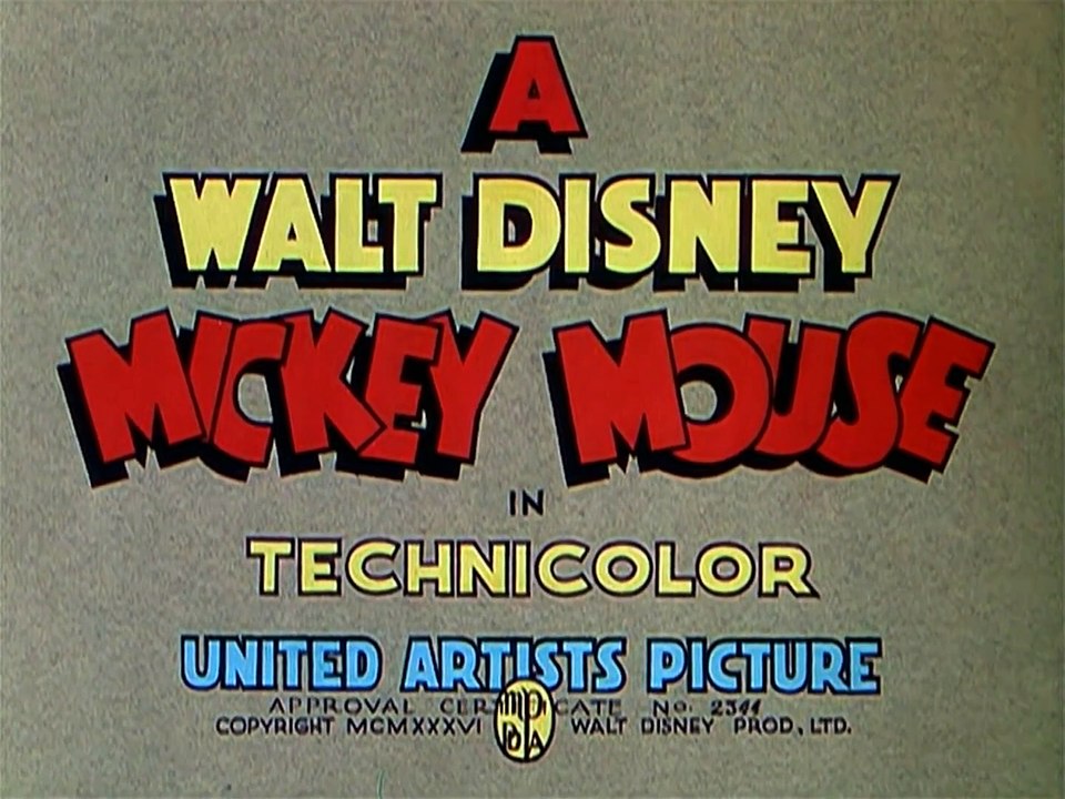 Mickey Mouse - O elefante do Mickey (1936) Grandes clássicos Disney ...