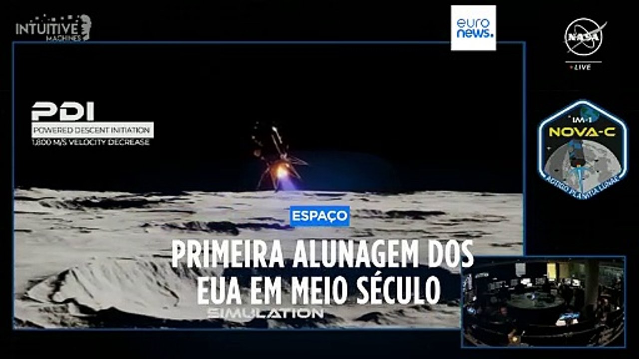 Está dado o primeiro passo para uma colónia lunar? Módulo Odysseus ...