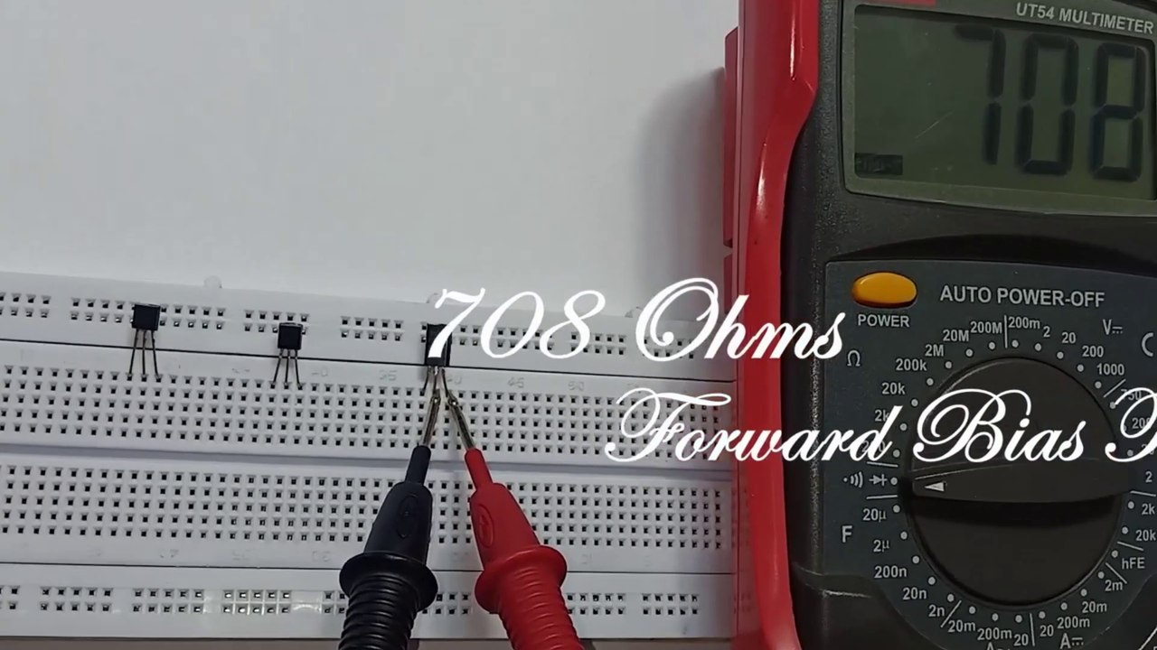 Transistor C1383 testing using digital multimeter dailymotion - video ...