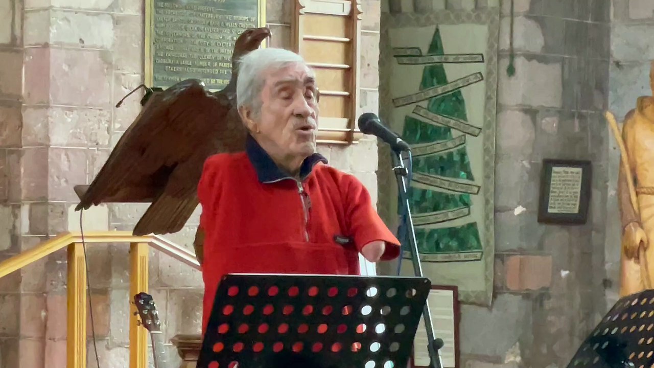 Frank Letch sang in three languages at TTTP in Crediton video by Alan ...