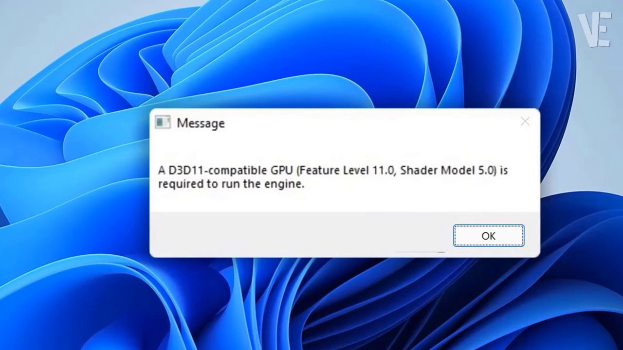 How To Fix A D3D11-compatible GPU (Feature Level 11.0, Shader Model 5.0 ...