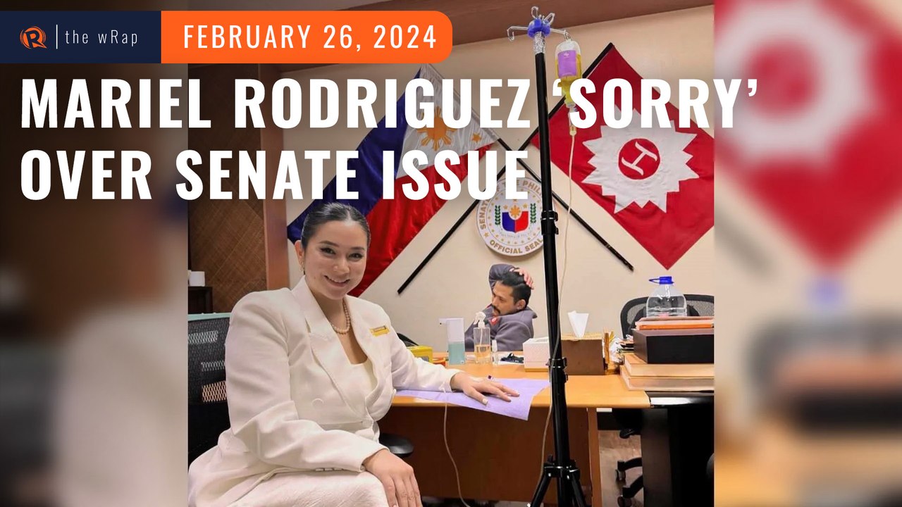 Mariel Rodriguez apologizes over controversial ‘gluta’ photo in Senate ...