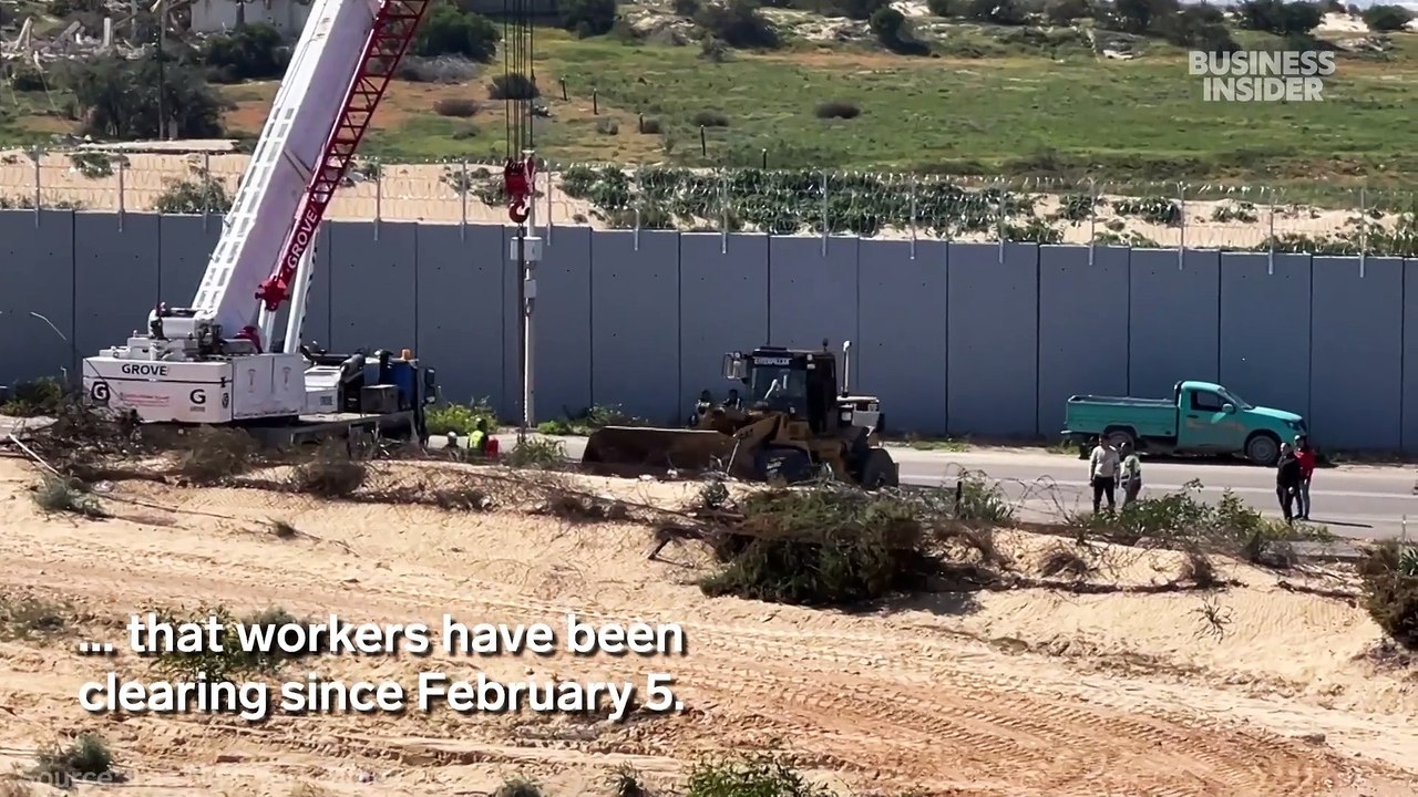 Satellite images reveal Egypt has been quietly building a 16-foot wall ...