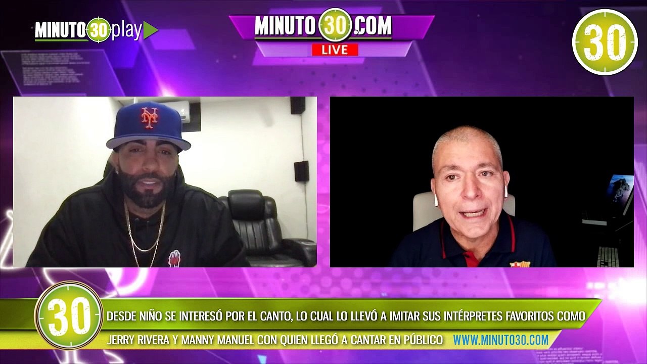 Gilbert Rose, cantante puertorriqueño en exclusiva con Minuto30 - Vídeo ...