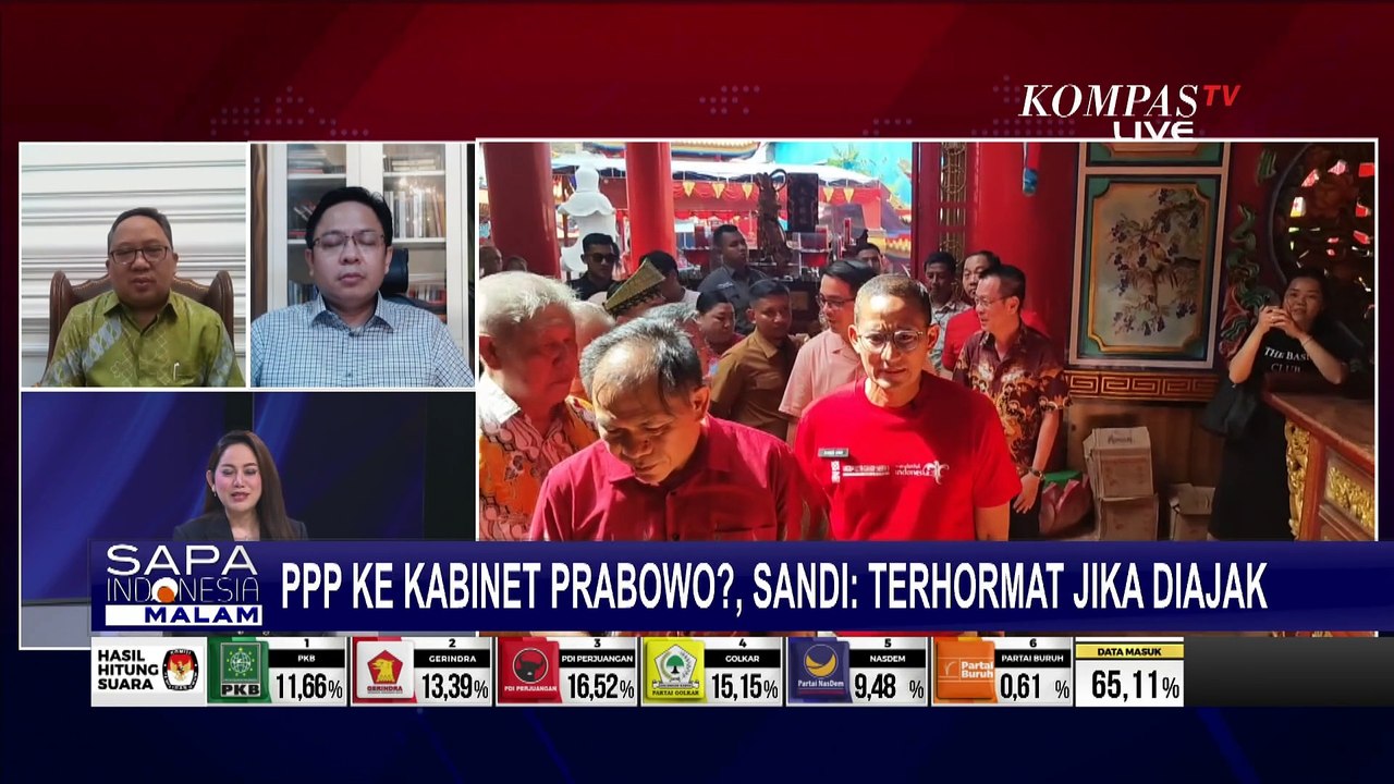 Analisis Pakar Soal Sinyal PPP Gabung ke Koalisi Prabowo-Gibran, Bagaimana PDIP? - Video Dailymotion