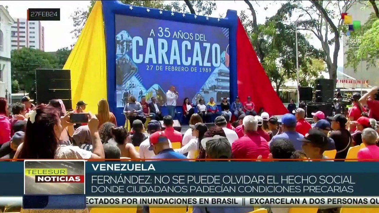 Pueblo de Venezuela conmemora los 35 años del Caracazo - Vídeo Dailymotion