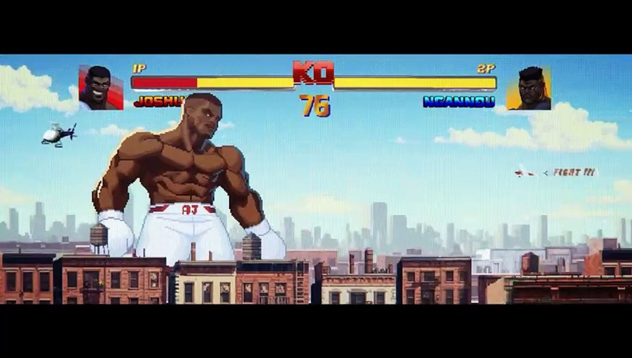 Joshua and Ngannou star as video game characters in 'Knockout' trailer ...