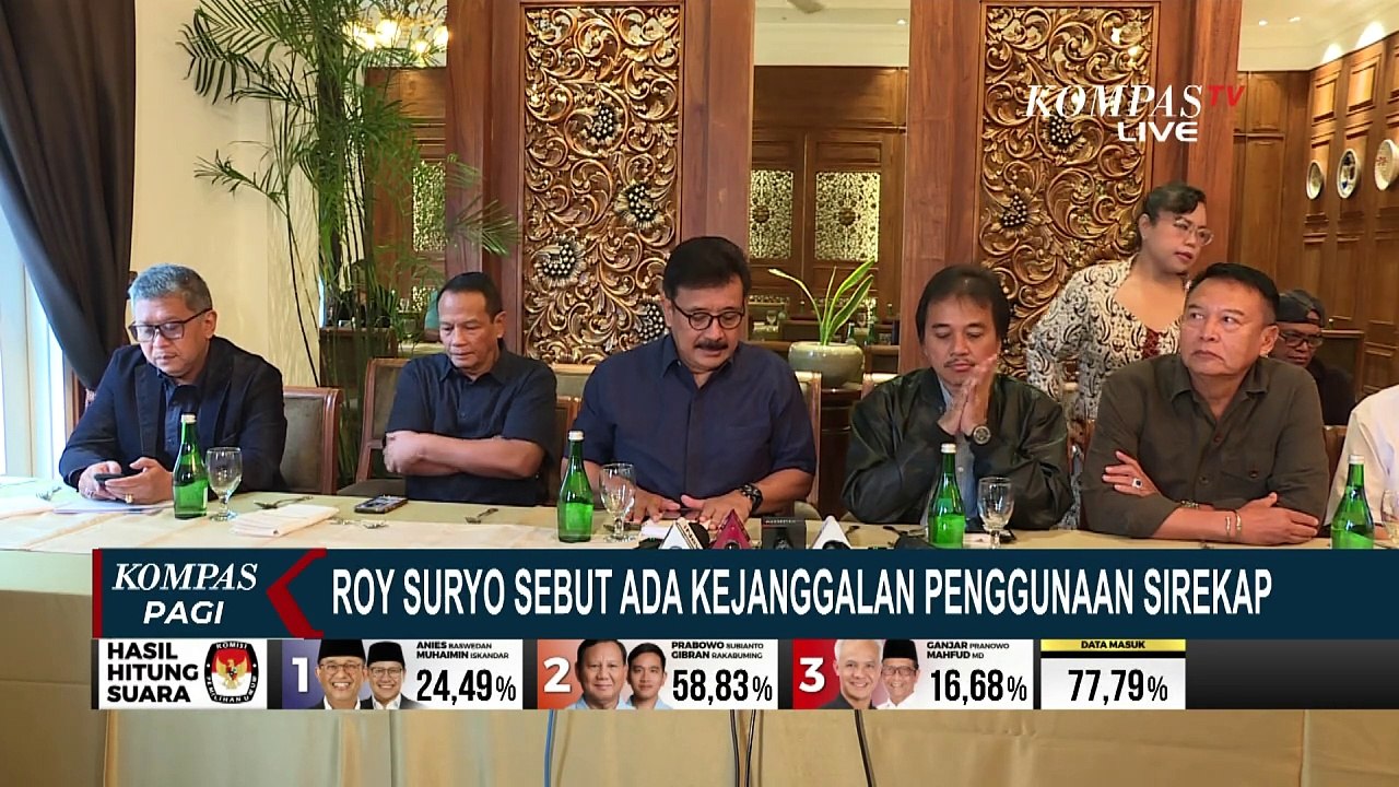 Dinilai Banyak Kejanggalan, Roy Suryo Sebut Sistem Sirekap KPU RI Tak Layak Pakai - Video ...