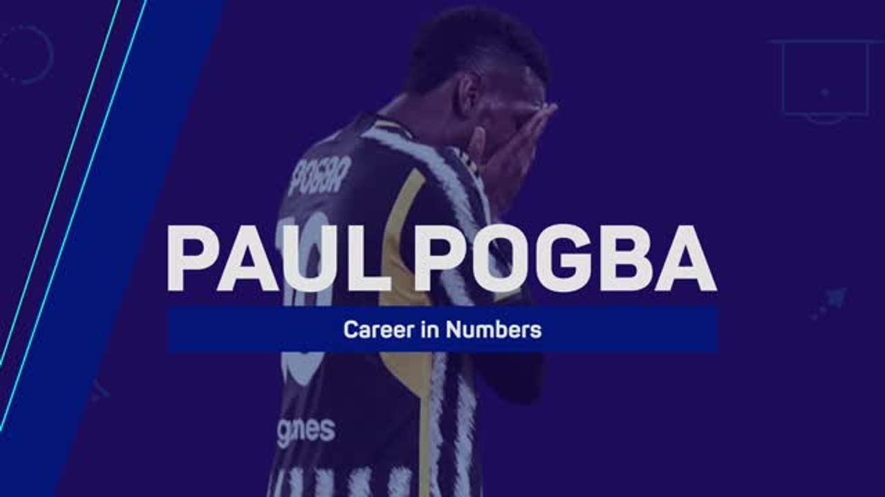 Paul Pogba's up-and-down career in numbers - video Dailymotion