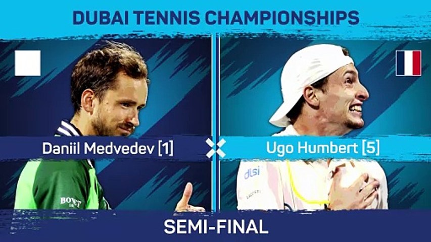 Humbert stuns Medvedev to reach Dubai final | Stadium Astro - English