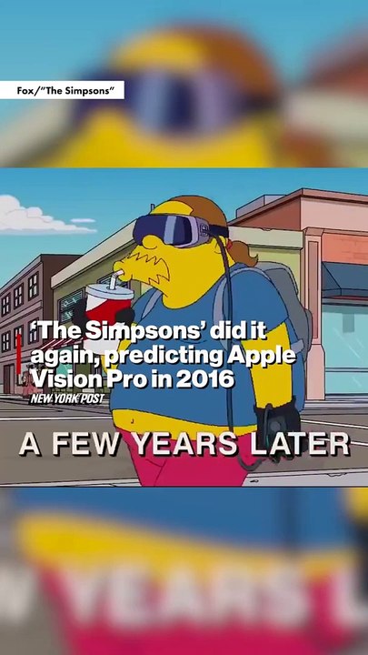 ‘The Simpsons’ predicted Apple’s Vision Pro 8 years ago — and all hell ...