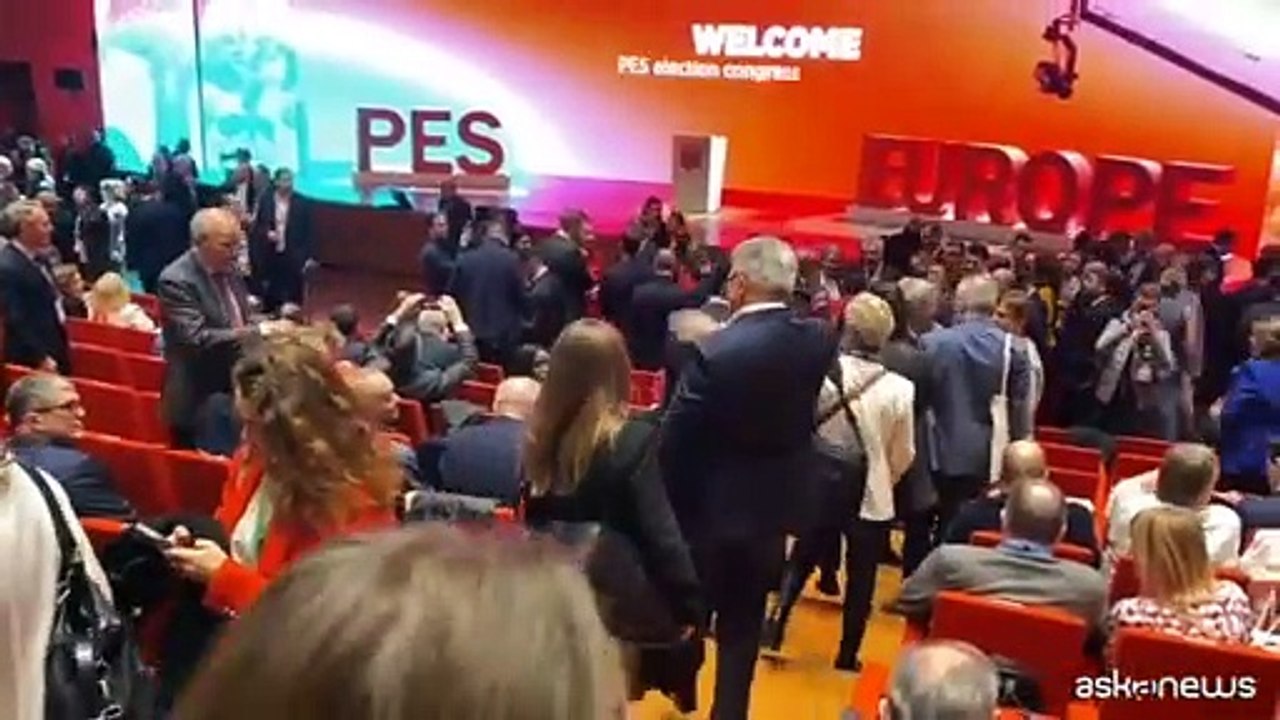 Congresso Pse a Roma per Schmit candidato a Commissione europea - Video Dailymotion