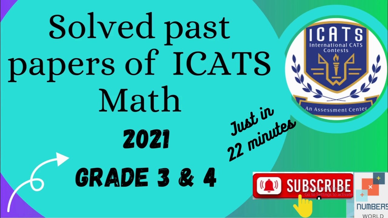 International Math Contest Grade 3-4 (ICATS 2021) - video Dailymotion