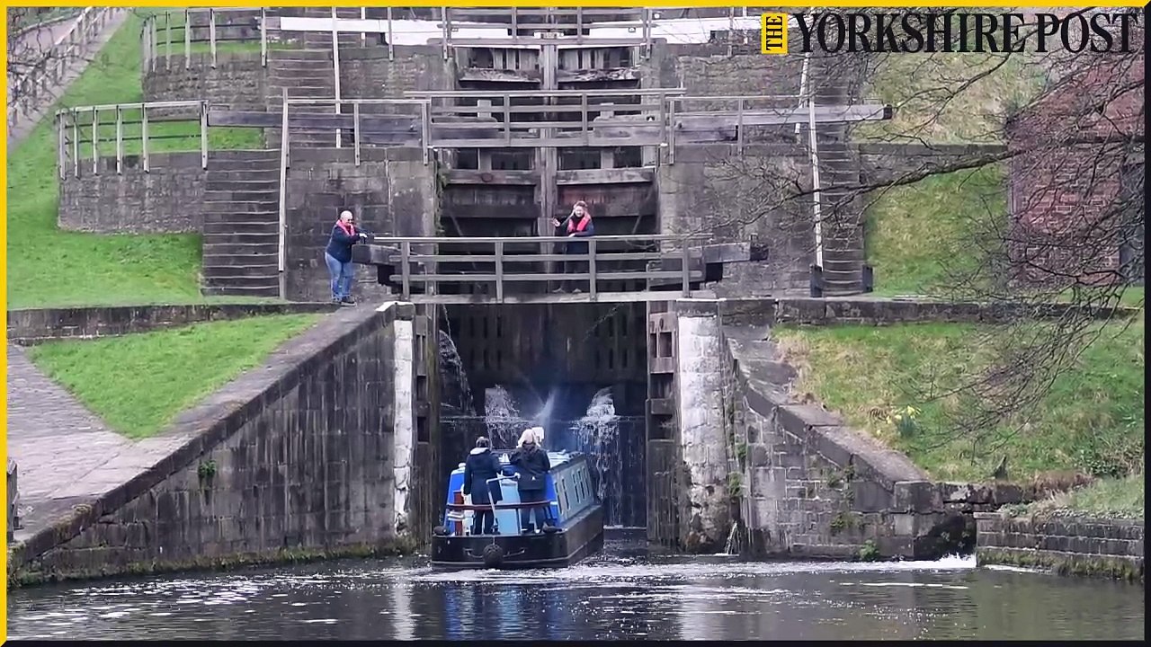 Bingley Five Rise locks mark their 250th Anniversary - video Dailymotion