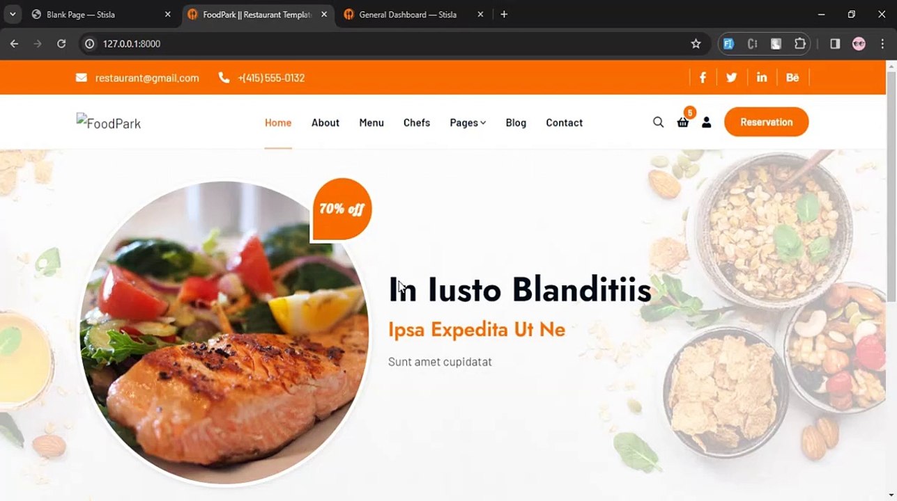 Why Choose Us Page Setup In Laravel Project | E-commerce Restaurant Project in Laravel #36 ...