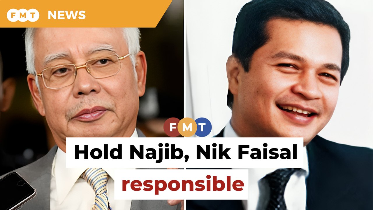 Hold Najib, Nik Faisal responsible for RM4bil loan, court told - video ...