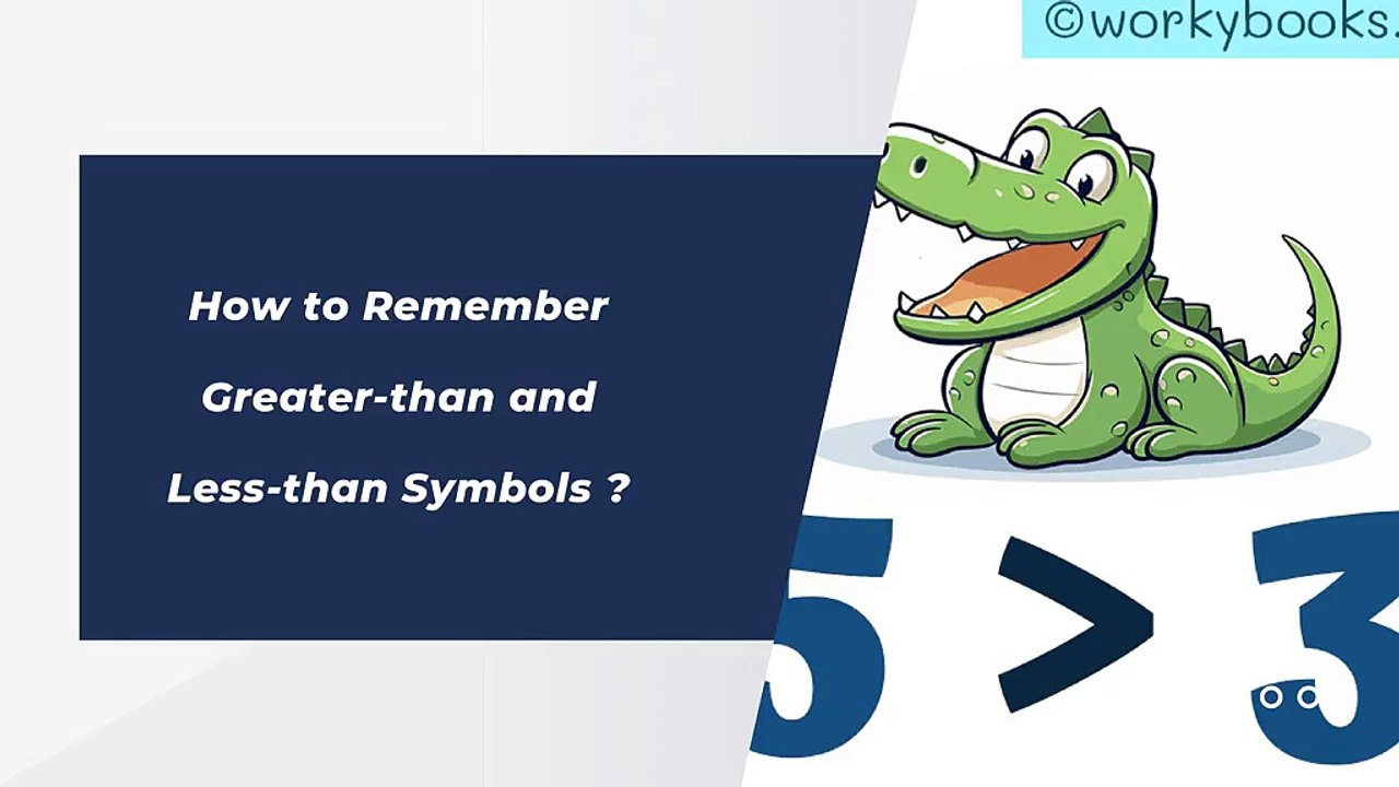 How to Remember Greater-than and Less-than Symbols - video Dailymotion