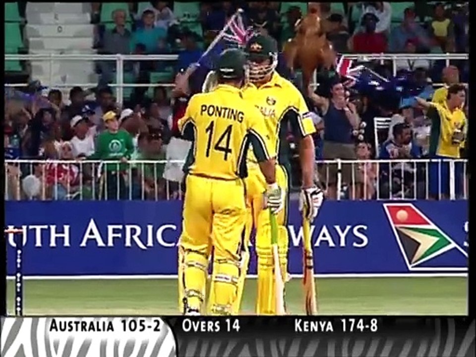 Aasif Karim Man of the Match VS Australia 2003 World Cup - video ...