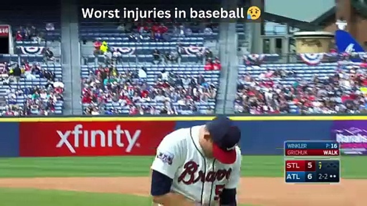 Worst injuries in baseball - video Dailymotion