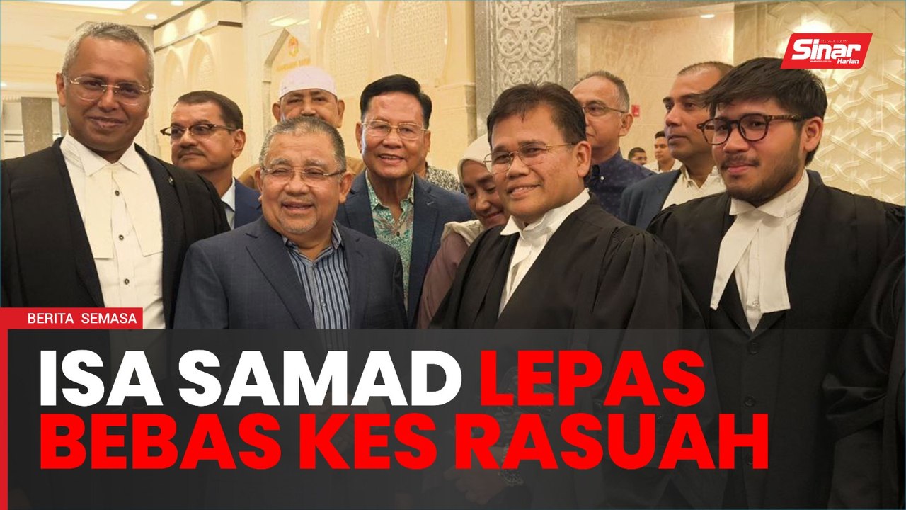 Isa Samad lepas bebas kes rasuah RM3 juta - Video Dailymotion
