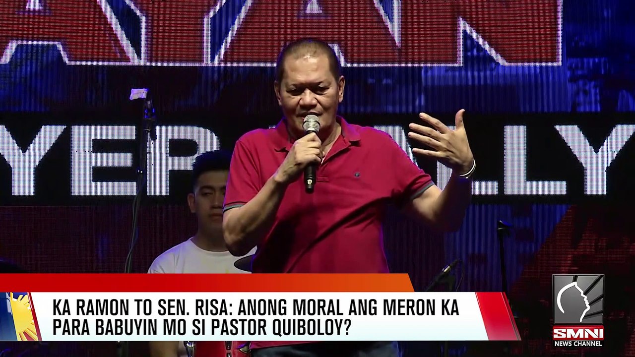 Full Speech | Ka Ramon, isiniwalat ang katauhan Ni Sen. Hontiveros - video Dailymotion