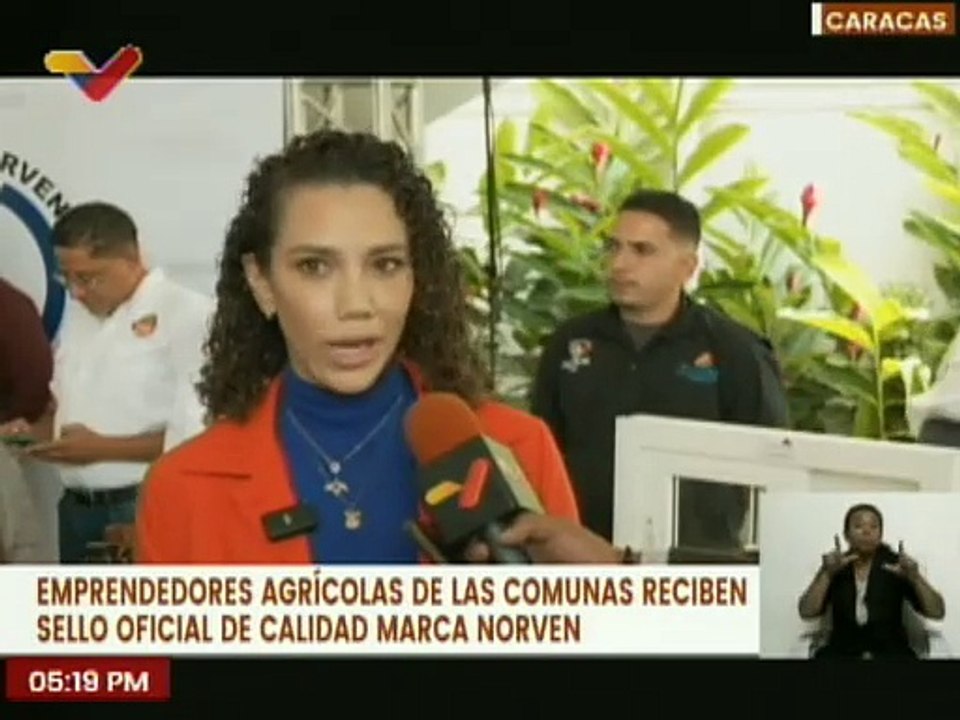 Caracas | Emprendedores agrícolas reciben reconocimiento de máxima calidad de la marca Norven ...