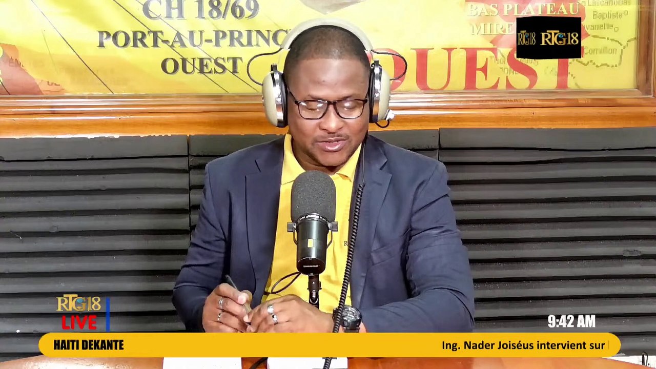 #HAITI|DEKANTE|Ing.Nader Joiséus, Coord. Gnl.de L' AMIJOMO - video ...