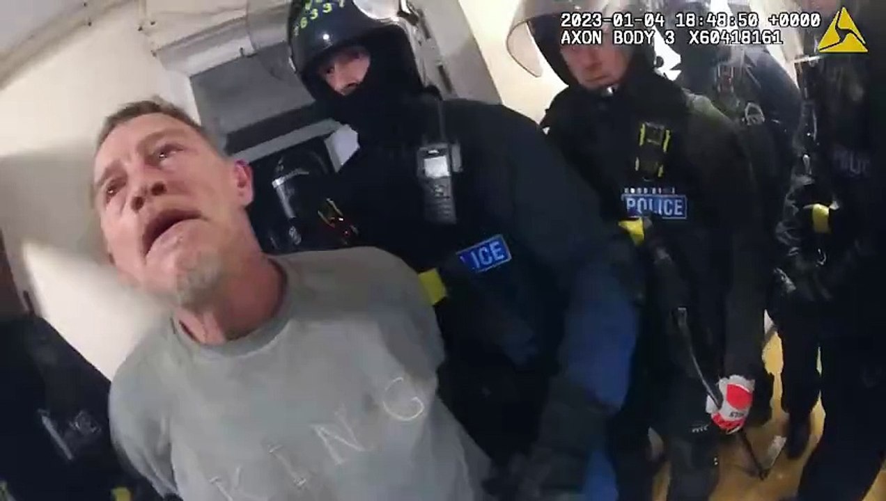 Arrest of Lee Clarke who has been found guilty of the murder of his ...