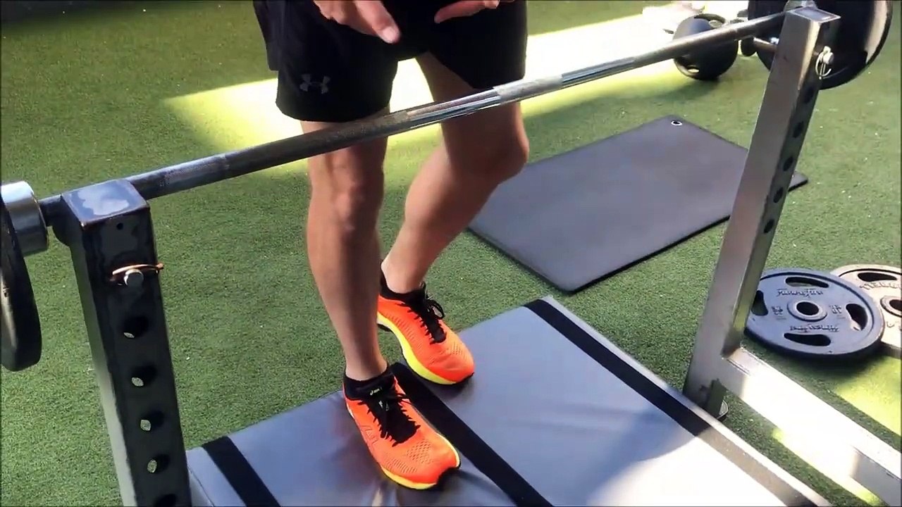 Step Down (Bar Deload) - 12 Wk Knee Program_ Rehab Ex 4 _ No.180 ...