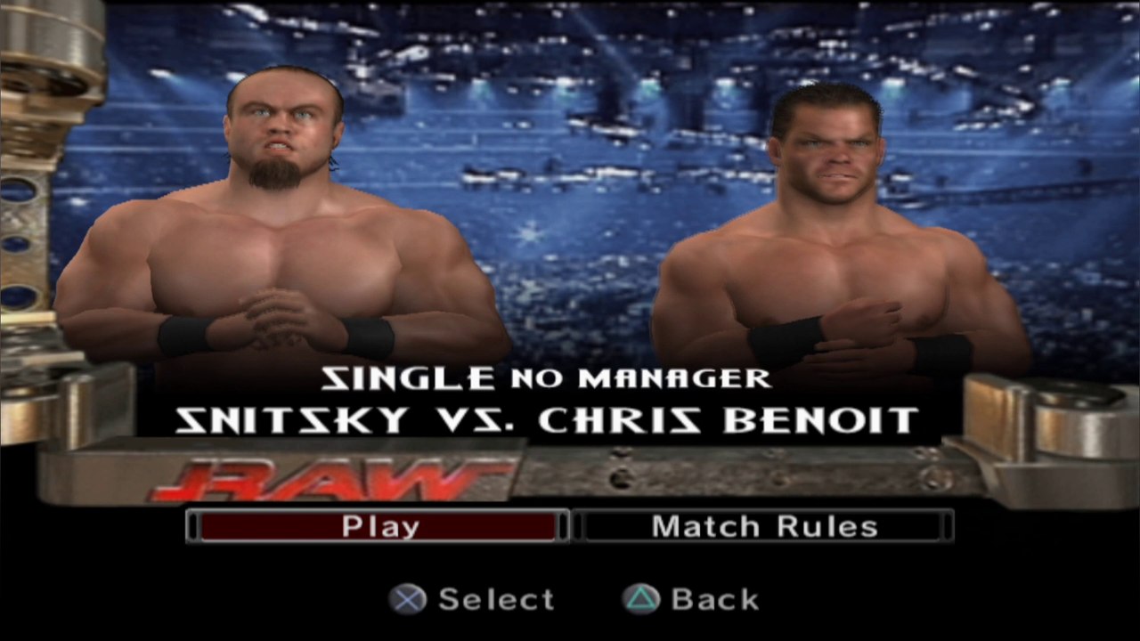 WWE Chris Benoit vs Snitsky Raw 6 June 2005 | SmackDown vs Raw 2006 ...
