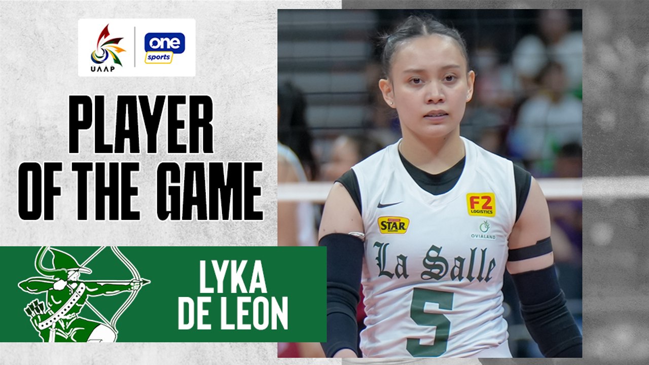 UAAP Player of the Game Highlights: Lyka de Leon stars in La Salle's ...