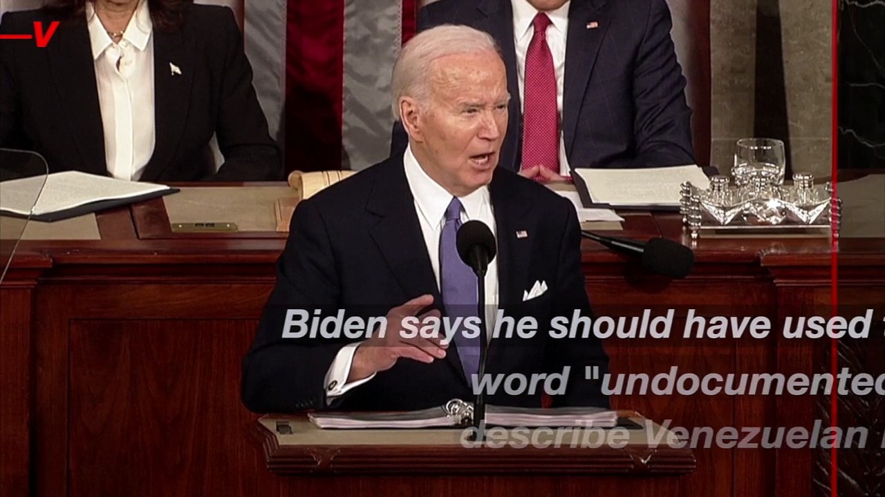 Biden Corrects Himself For Using the Word 'Illegal' to Describe ...