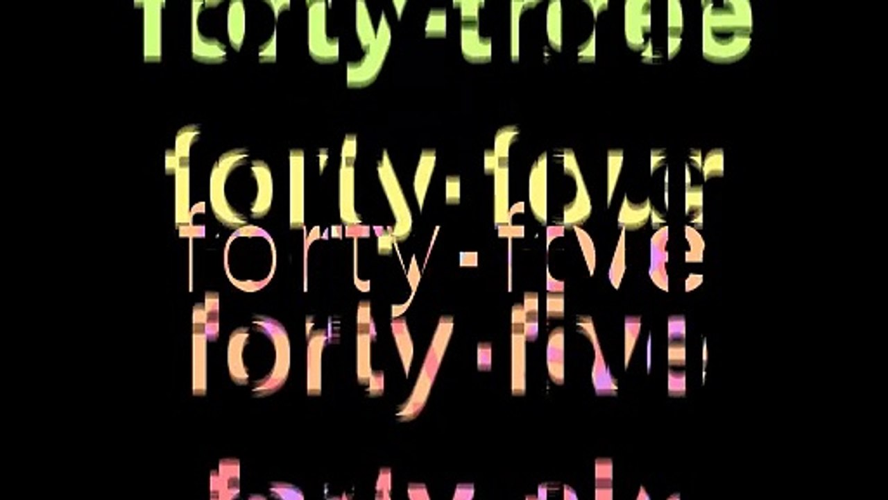 100 Second Countdown - Words animation - video Dailymotion