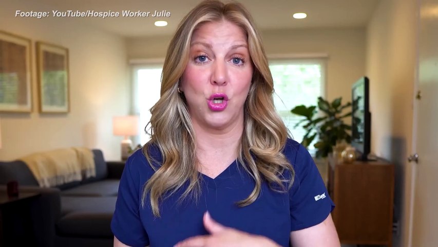 Hospice nurse explains end-of-life 'death stare' and 'visioning ...