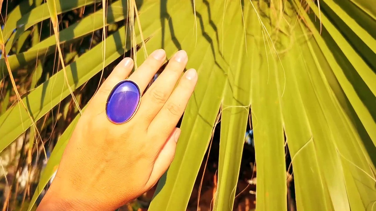 Star of Moods - Mood Ring - AAA Crystal Quartz - low dome - 40x25 mm ...