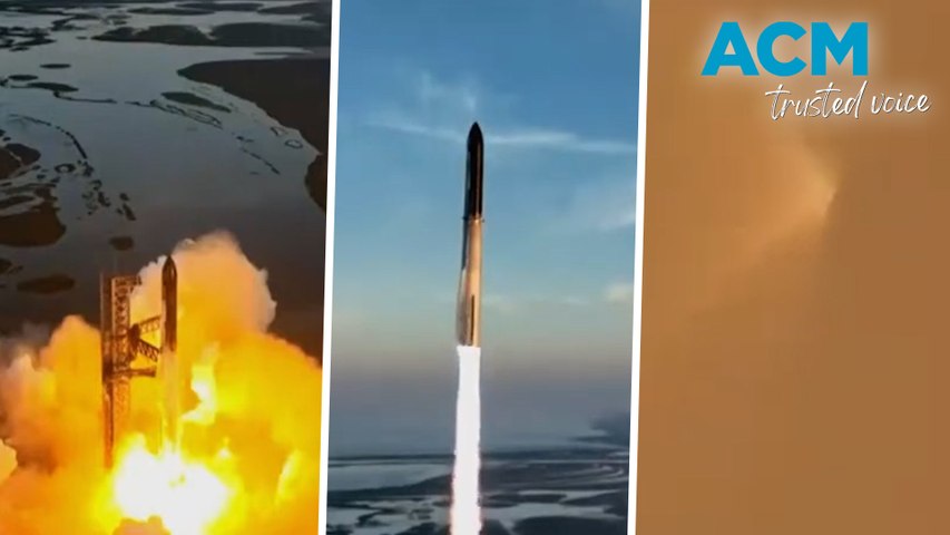 SpaceX launches Starship rocket third test flight | The Border Mail ...