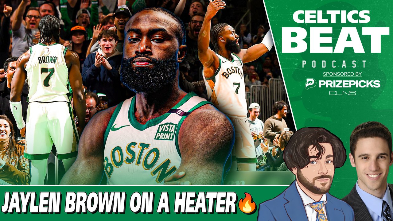 Jaylen Brown is on a HEATER w Brian Barrett | Celtics Beat - video ...