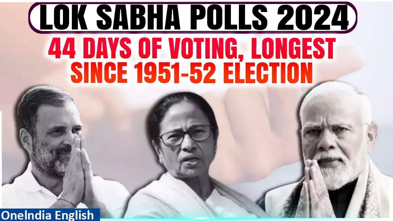 Lok Sabha Polls 2024: Voting period of 2024 LS polls 2nd longest since 1951-52 elections ...