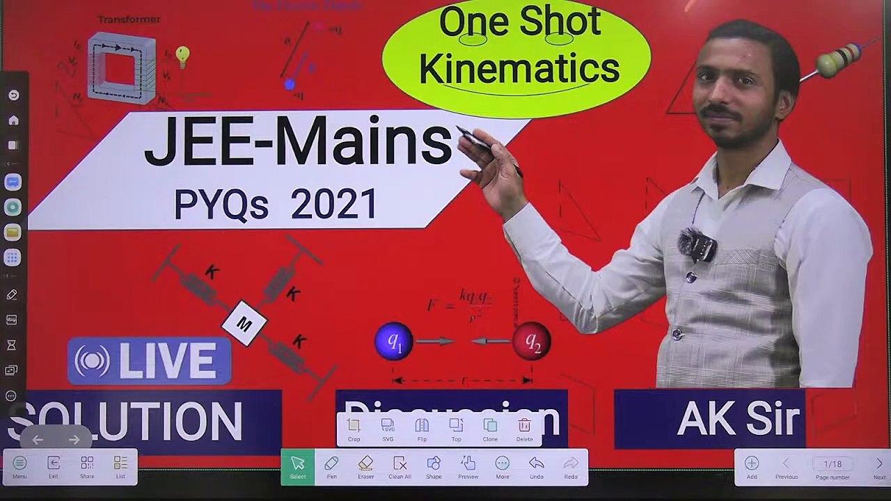 Kinematics | Motion | One Dimension motion JEE Mains PYQs | Kinematics JEE Mains PYQs _ JEE Main ...