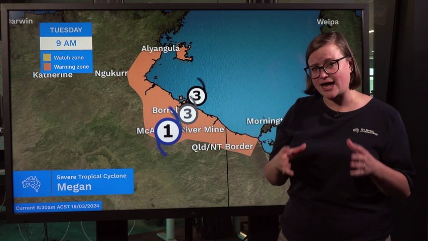 Tropical Cyclone Megan intensifying off Gulf of Carpentaria | The ...