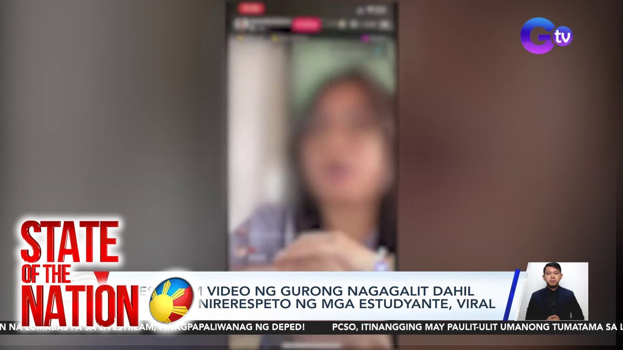 Livestream video ng gurong nagagalit dahil hindi raw nirerespeto ng mga ...