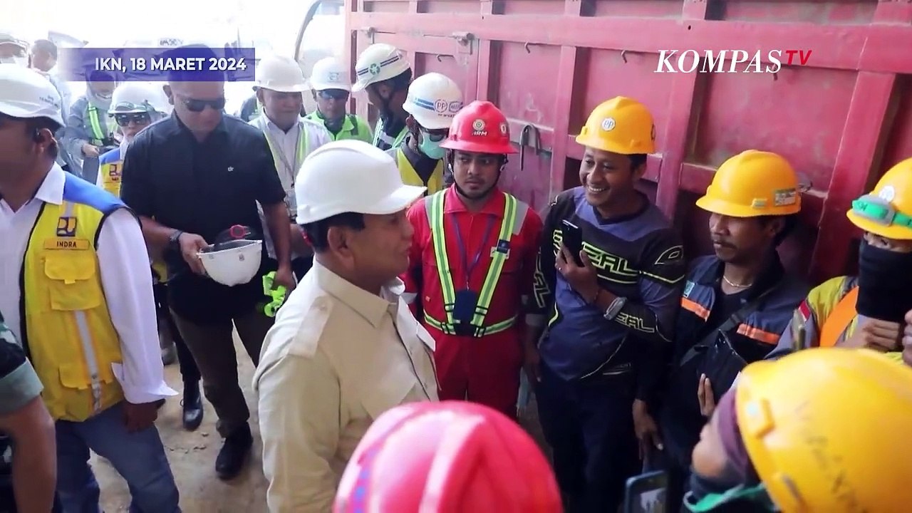 Aksi Mayor Teddy Berkacamata Hitam Kawal Menhan Prabowo Tinjau Pembangunan IKN - Video Dailymotion