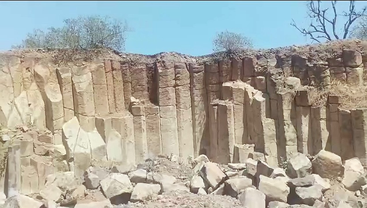 65 million years old basalt rocks will be developed as geo site - video ...