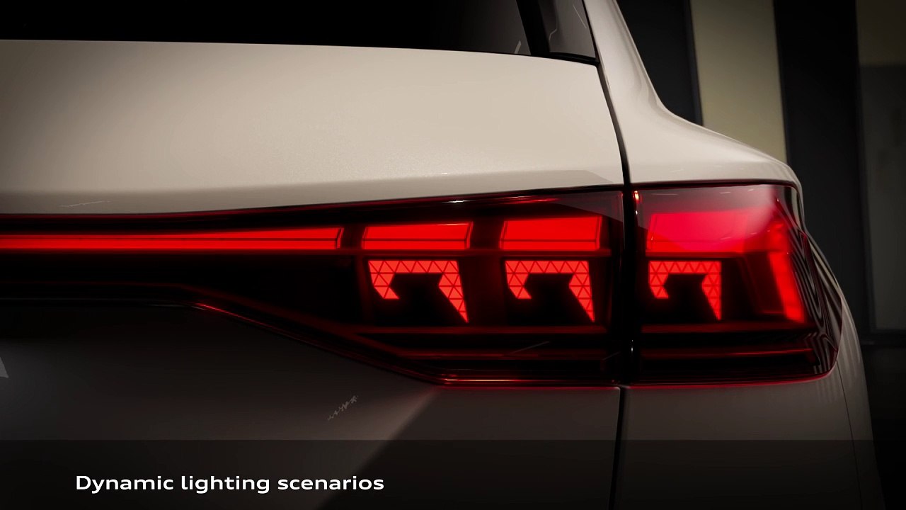 Audi Q6 e-tron: Digital OLED rear lights (Presentation clip movie ...