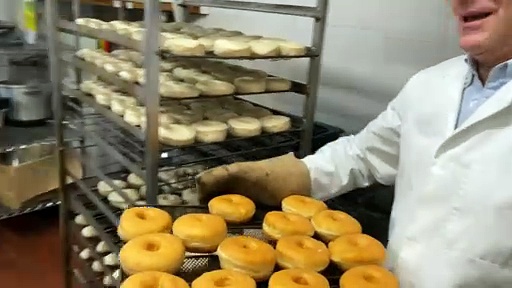 Making doughnuts at iconic Kent bakery
