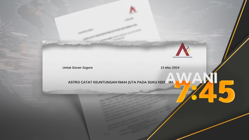 Astro catat keuntungan RM44 juta pada suku keempat 2024 | Astro Awani