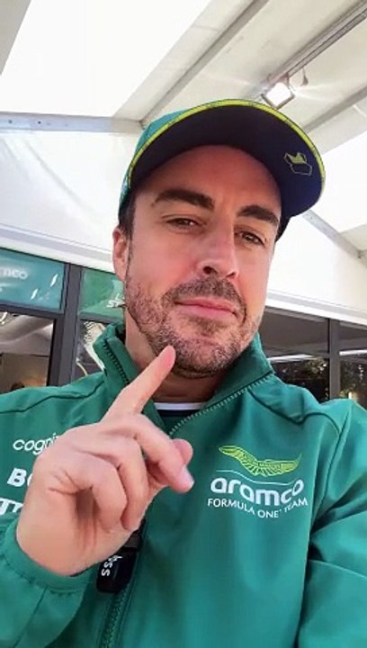 Fernando Alonso haciendo 'mewing' - Vídeo Dailymotion